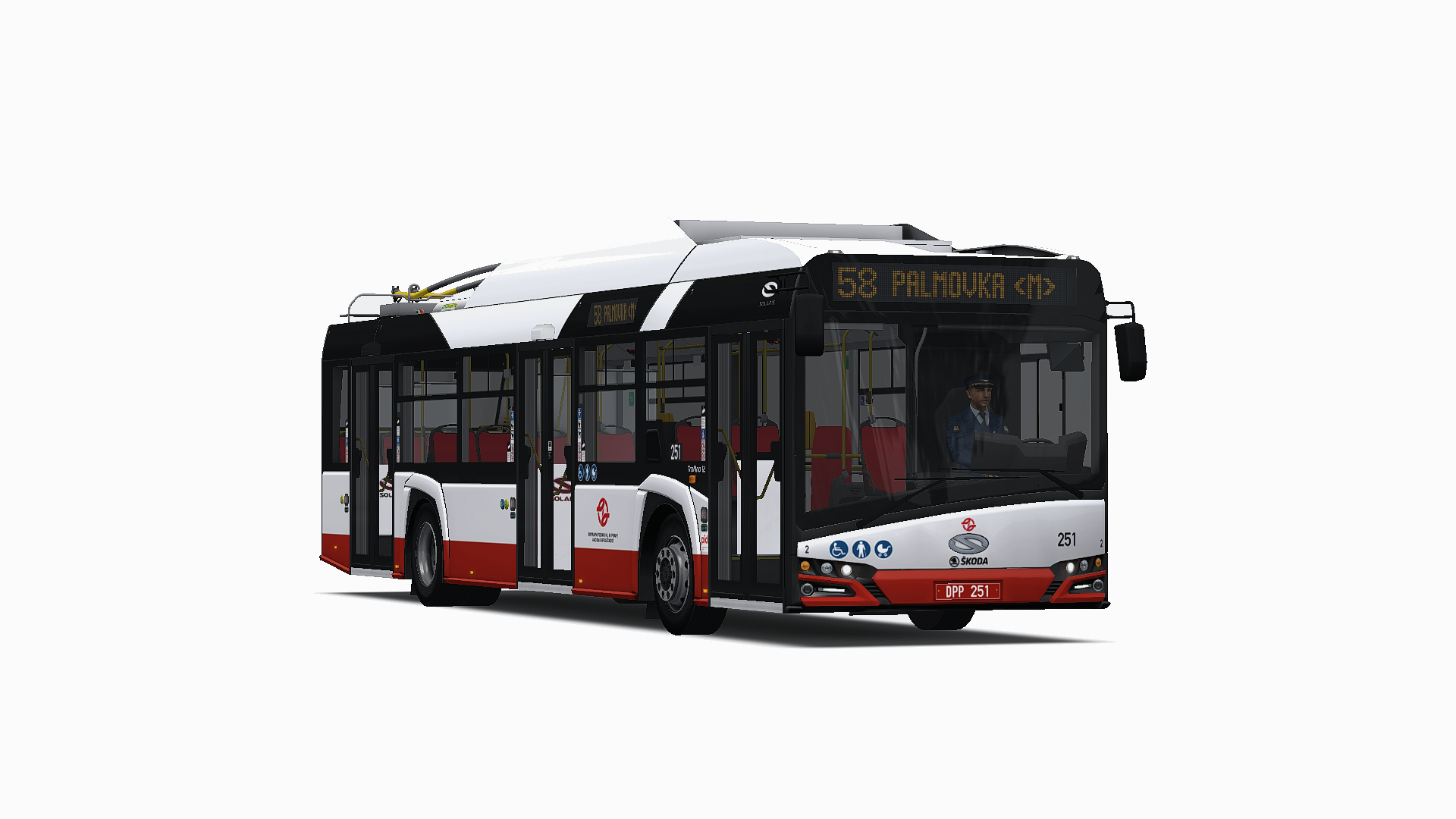 Solaris Trollino 12 IV. (Iwo) - DPP 251 - OMSI repainty